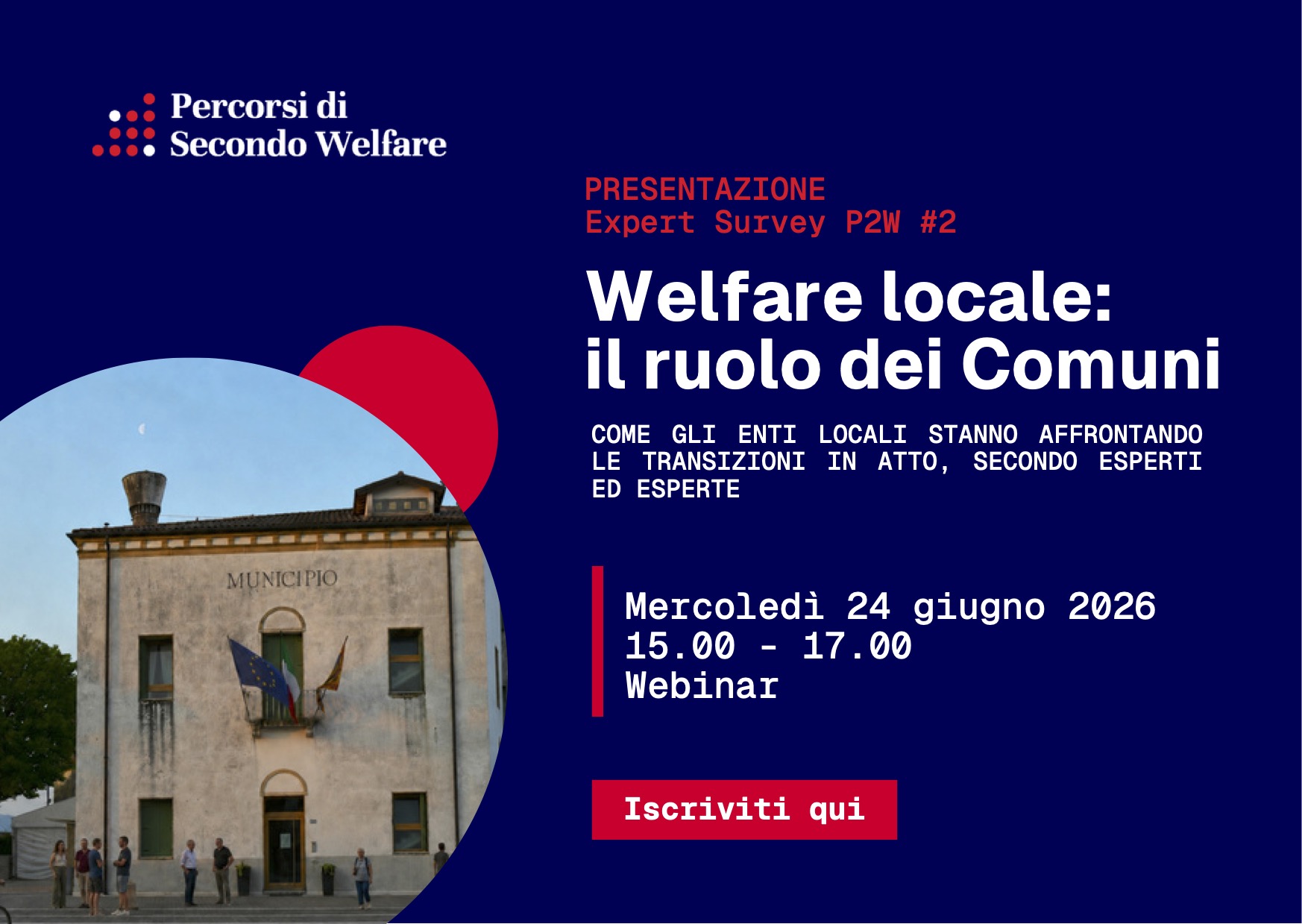 La presentazione della Expert Survey P2W su "Welfare locale: il ruolo ...